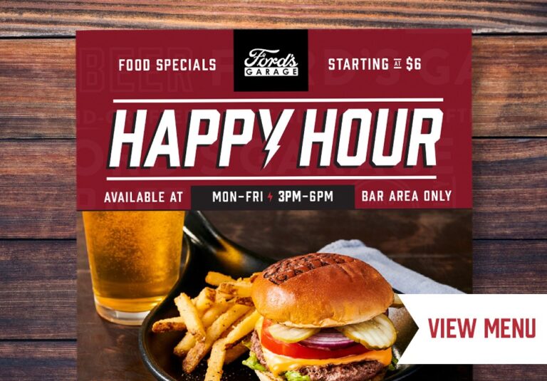 Famous Burgers and Craft Beer in Novi, MI - Ford's Garage